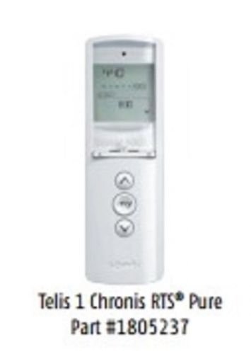 SOMFY Telis 1 Chronis RTS Remote w/Timer, in White (#1805237)