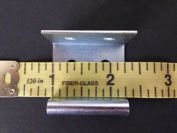 CENTER SUPPORT BRACKET for MICRO / MINI BLIND with 1" Headrail, METAL