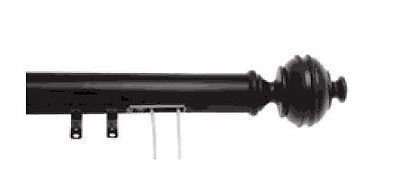 Graber 1 1/2-Inch Modern Windsor Traverse Rod, D-Profile (66 to 120 ...