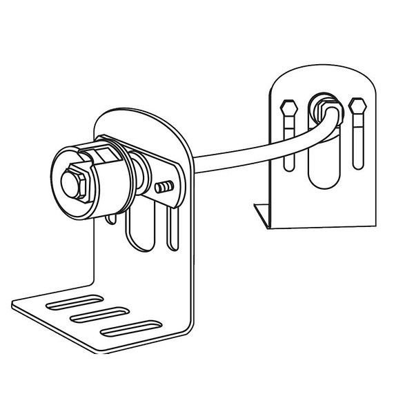 Somfy Flexible Intermediate Bracket Kit for Angle up to 30