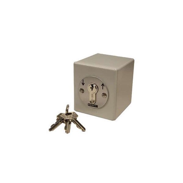 Somfy - Heavy Duty Momentary Outdoor Key Switch (Surface Mount)