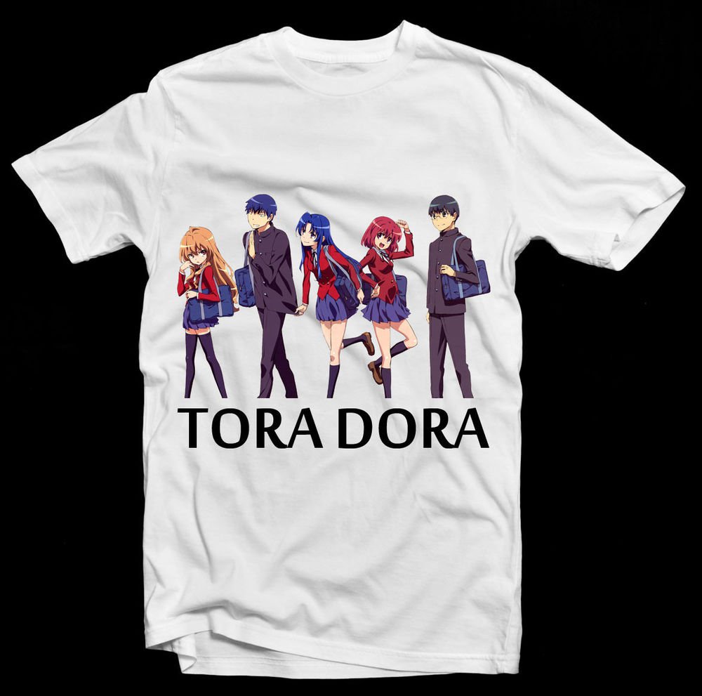 New Toradora Anime Manga Character Men Women White T Shirt 10w Size S-2XL