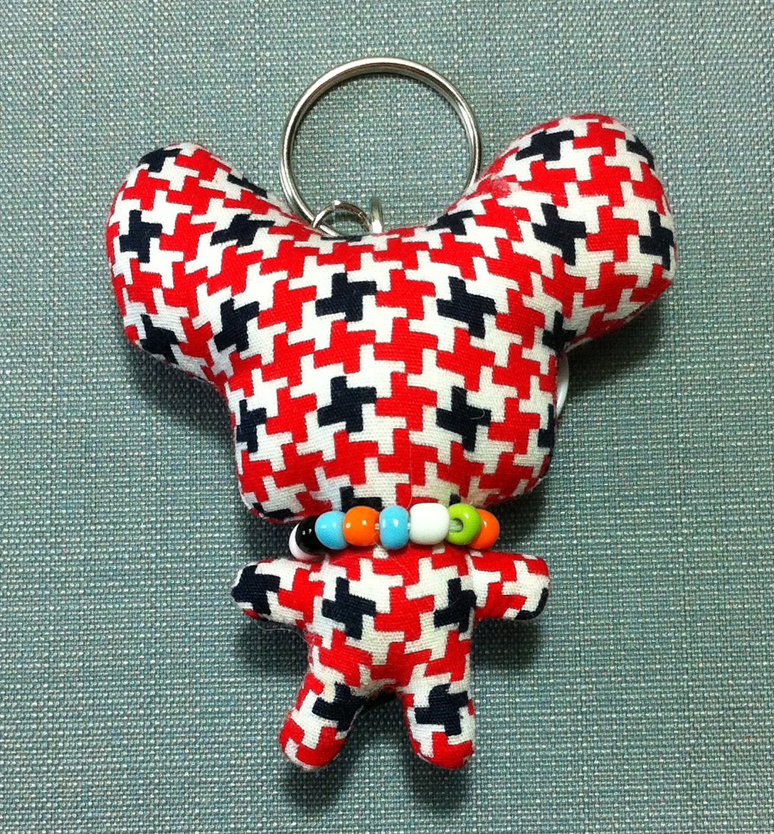 Funky Alien Monster Cute Stars Vintage Fabric Doll Funny Keyring ...