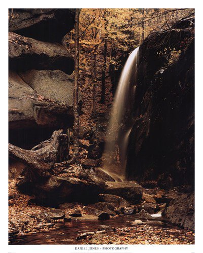 Fall Cascade by Daniel Jones 24x30 Art Print Poster 160696