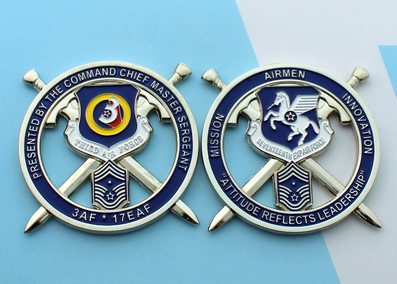 Challenge Coin command chief air force master sergeant airmen