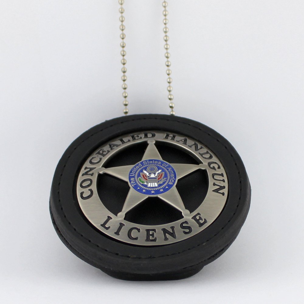 Concealed Handgun License Emblem Marshal Style Metal Badge 2 1/4 Inch ...