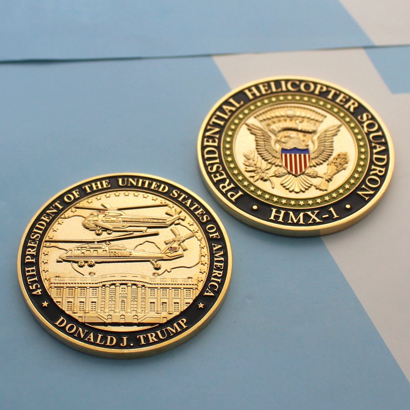 Challenge Coin DONALD TRUMP Marine Helicopter Squadron One hmx-1