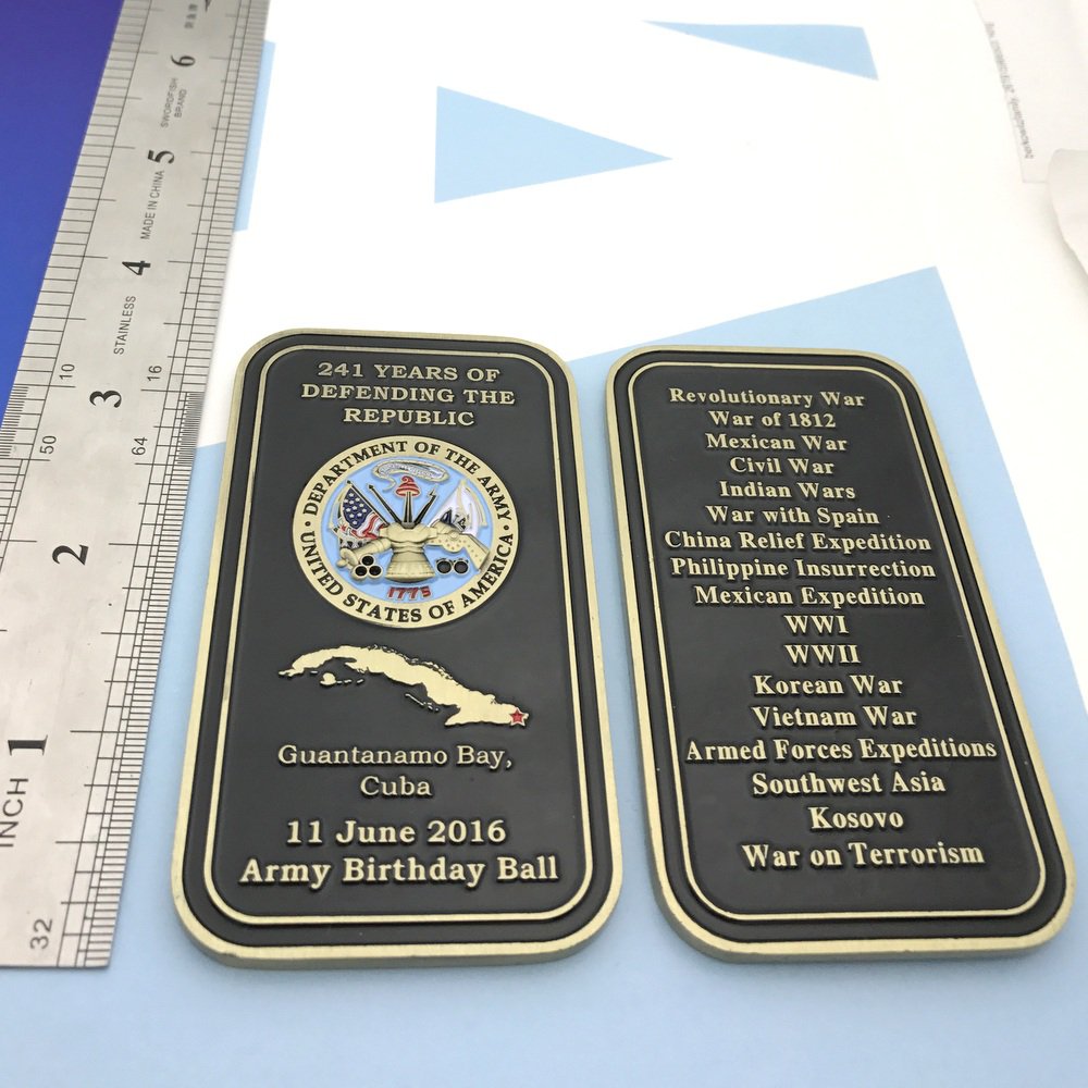 Challange Coin 241 Years Of Defending The Republic Guantanamo Bay Cuba