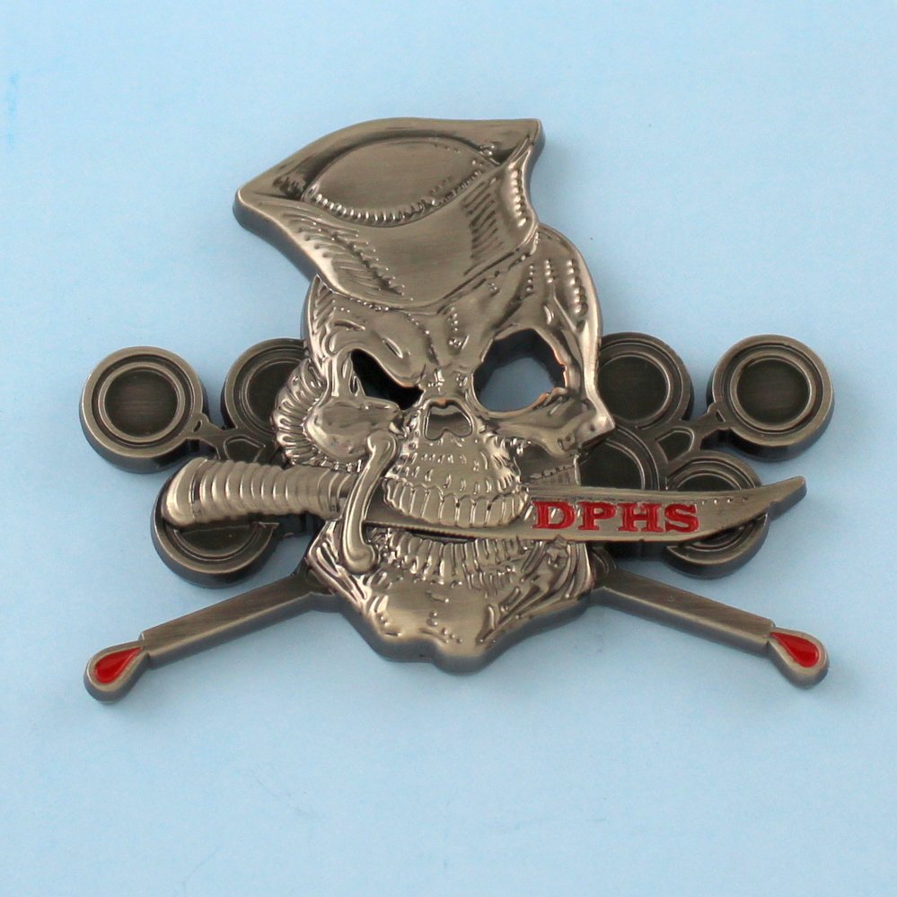 Challenge Coin United States Navy Skull & Dagger Dphs Medic Doctor USN