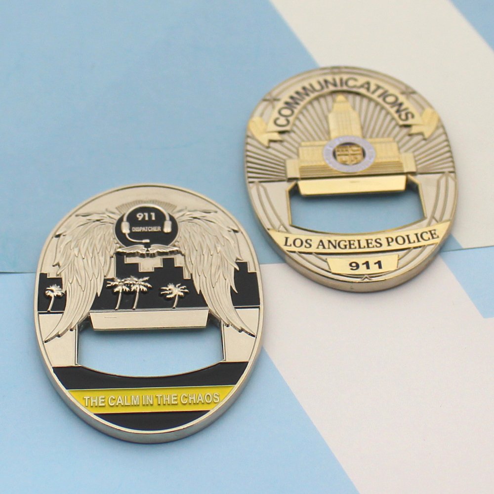 LAPD LOS ANGELES POLICE DEPARTMENT CHALLENGE COIN Communications