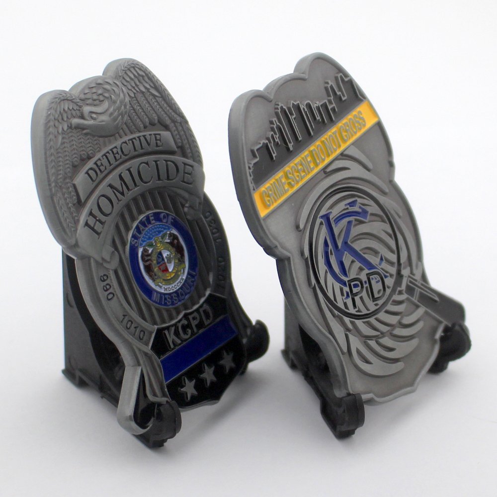 Challenge Coin Police Detective Kansas City Homicide Task Force