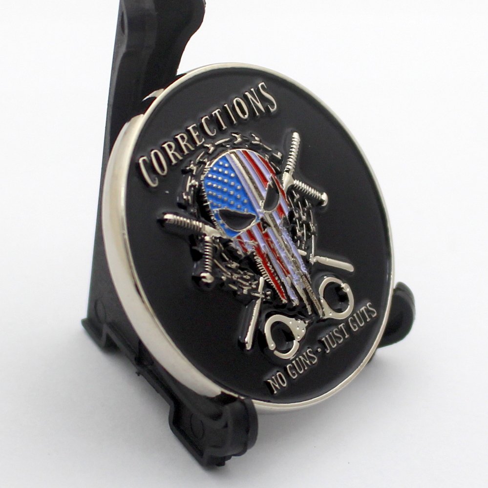 Challenge Coin Punisher Texas Police Handcuffs Prisoners
