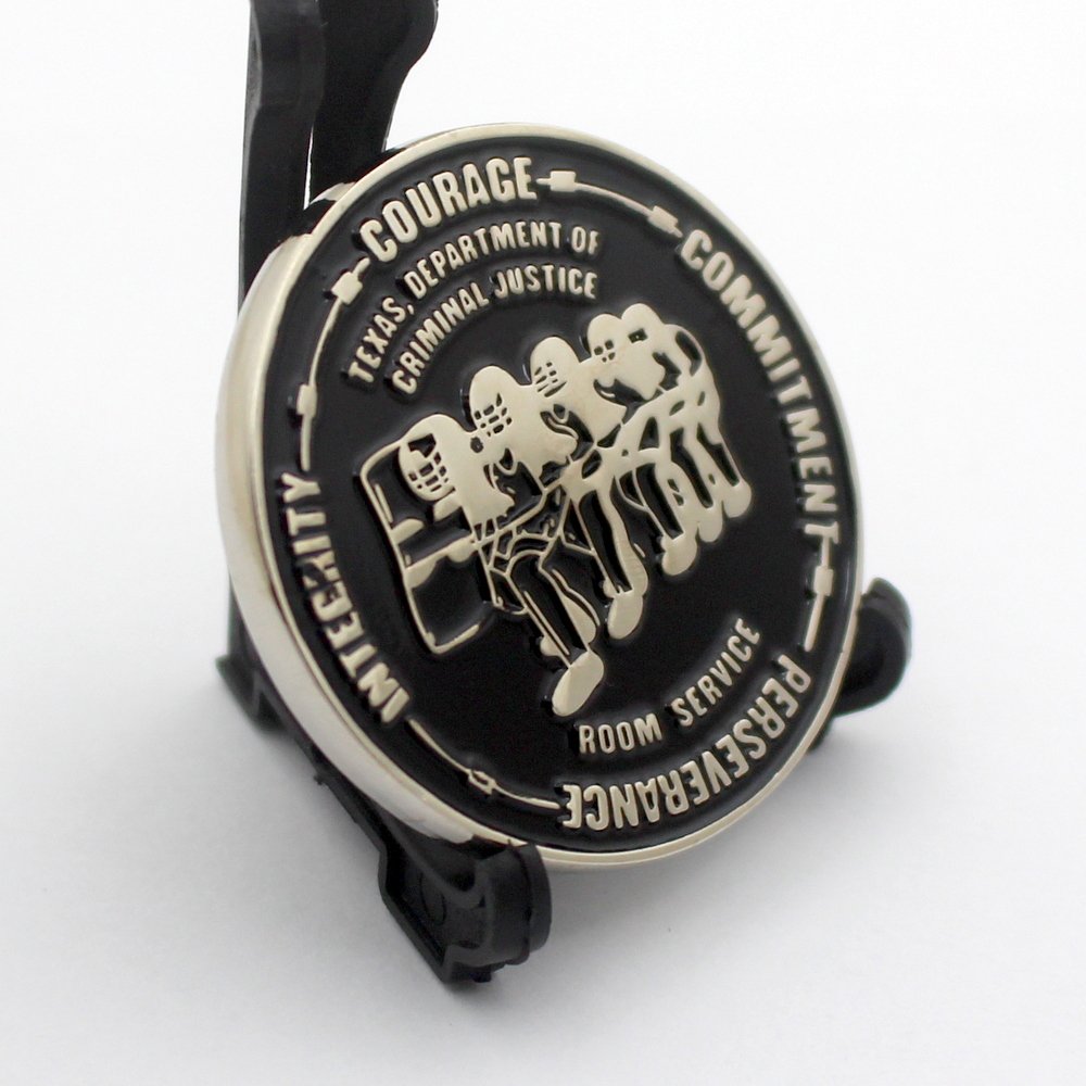 Challenge Coin Punisher Texas Police Handcuffs Prisoners