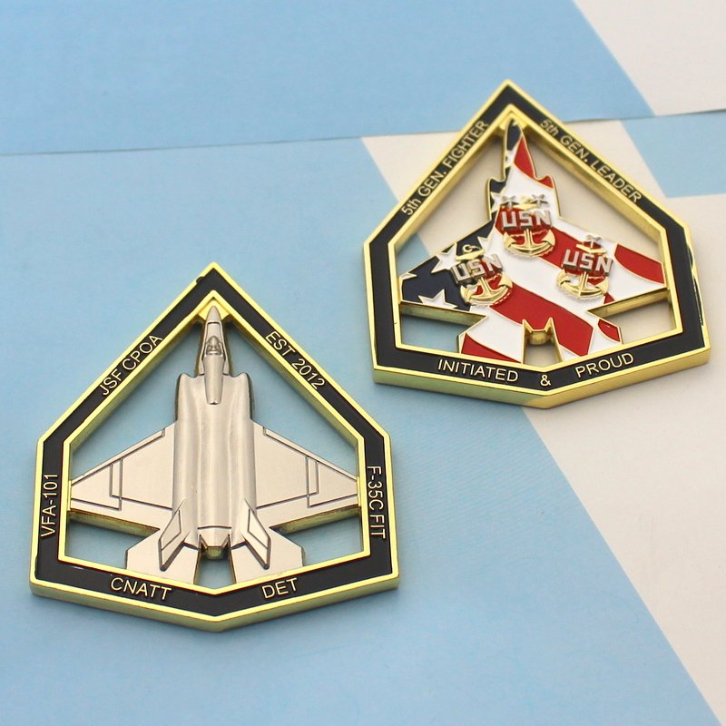 Challenge Coin Fighter Squadron 101 (VFA-101) Grim Reapers NAVY F-35 ...