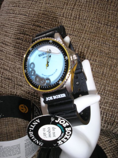 JOE BOXER "ANTI DIVING" WATCH with Floating Numbers! MEN's Timex ...