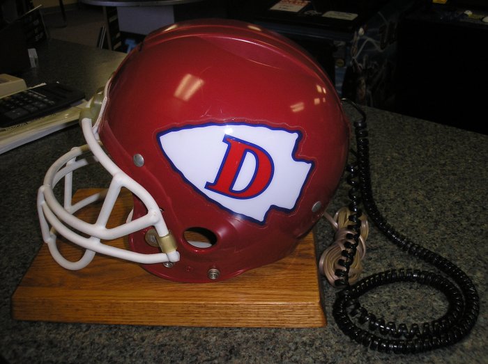 RIDDELL HELMET NFL TELEPHONE by NARDI ENTERPRISES - REGULATION SIZE ...