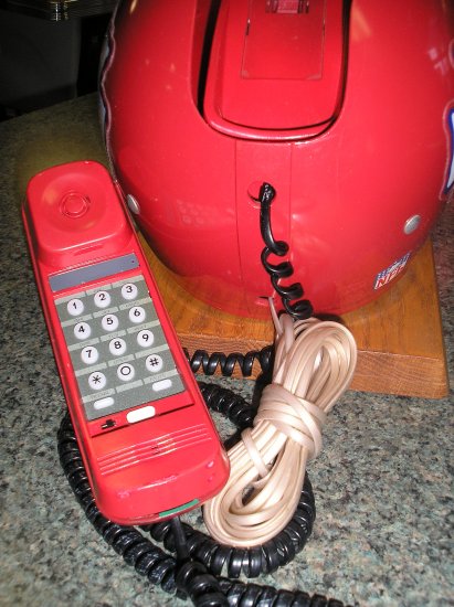 RIDDELL HELMET NFL TELEPHONE by NARDI ENTERPRISES - REGULATION SIZE ...