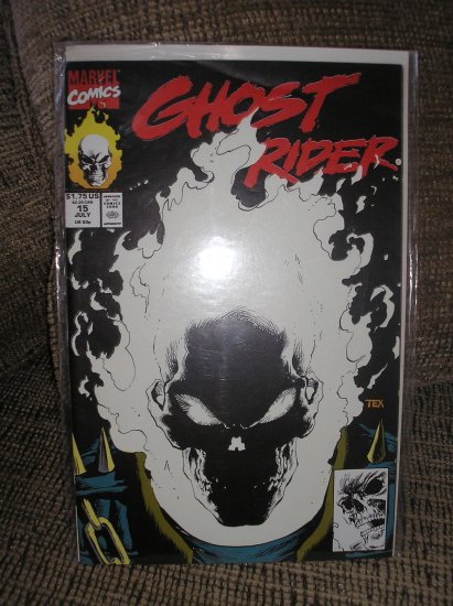 GHOST RIDER COMIC BOOK VOLUME 2 #15 JULY 1991 MARVEL COMICS - GLOW IN ...