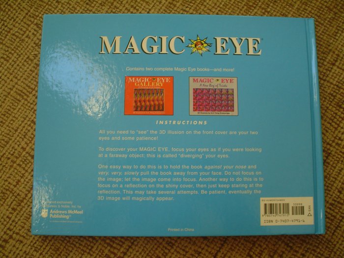 MAGIC EYE 3D HIDDEN TREASURES (Hardcover) by Magic Eye Inc.!