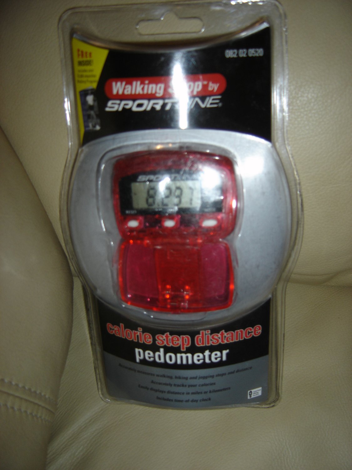 WALKING SHOP SPORTLINE STEP, DISTANCE & CALORIE PEDOMETER - BRAND NEW!