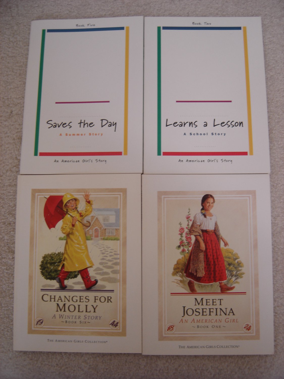 THE AMERICAN GIRL'S COLLECTION BOOKS - LOT OF 4!