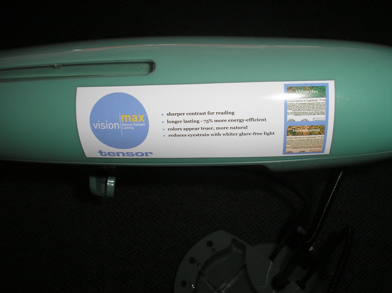 TENSOR FLEXIBLE GOOSENECK FULL SPECTRUM CRAFT LAMP with DOCUMENT CLIP ...