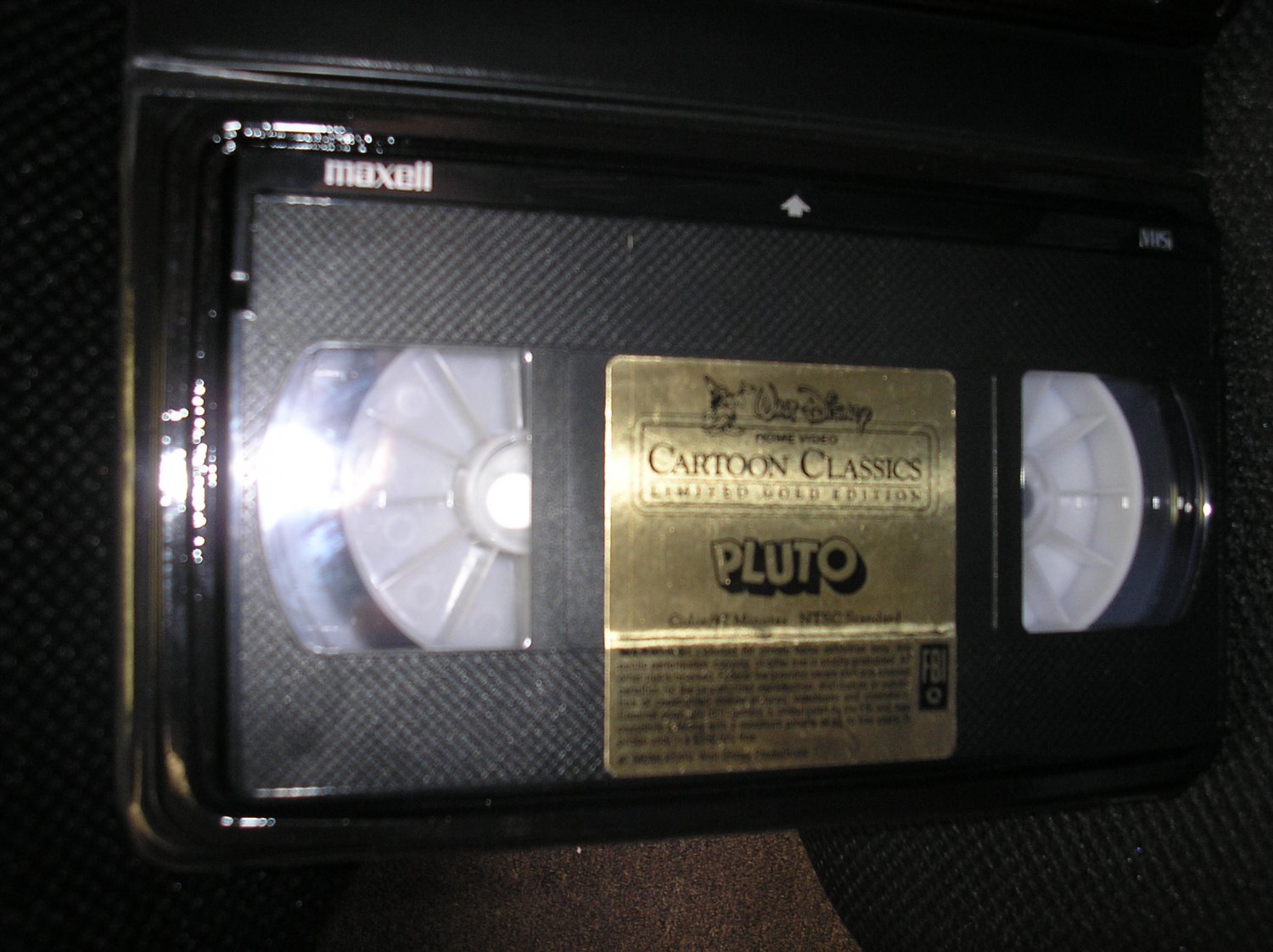 WALT DISNEY CARTOON CLASSICS LIMITED GOLD EDITION:PLUTO VHS TAPE-1984 ...