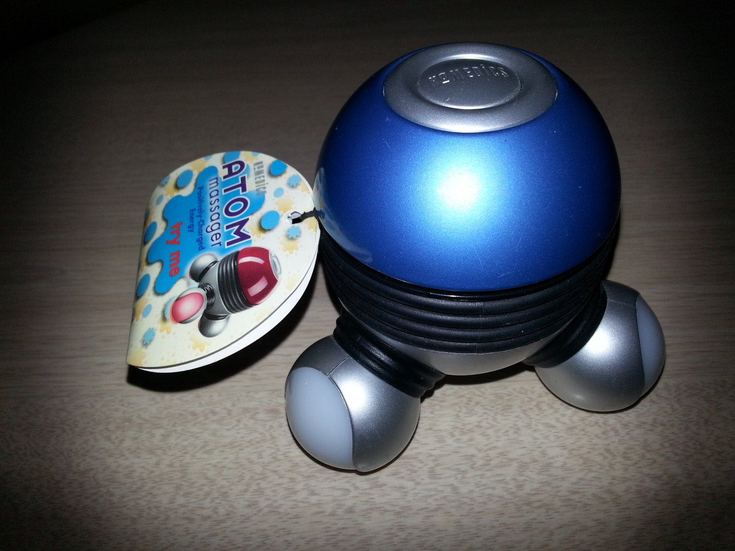 HoMedics Atom Positively Charged Handheld Massager - PM-35BX - LIGHTS ...