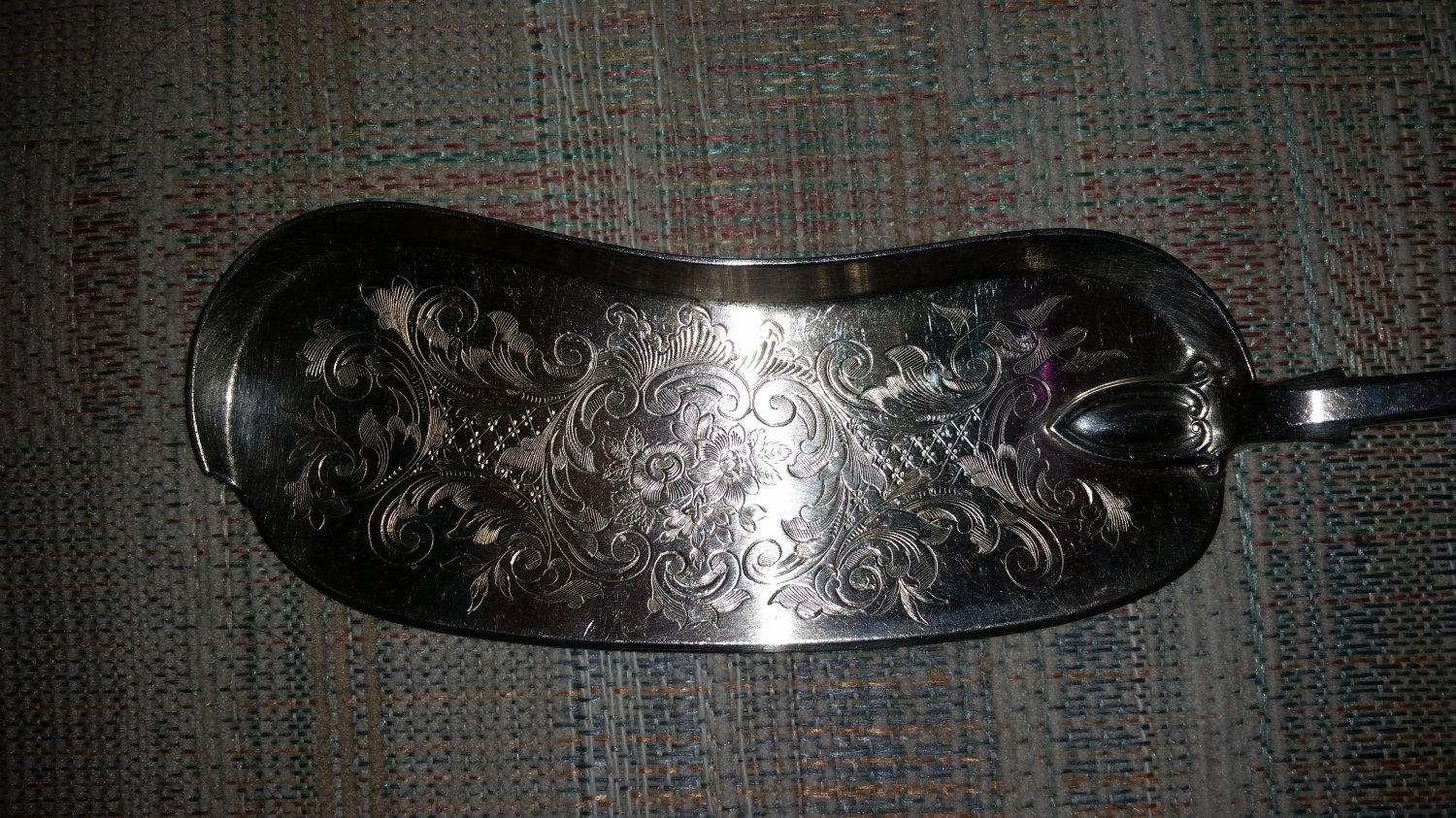 Elkington, Mason & Co. Sterling Fiddle & Thread English Crumber Bright ...