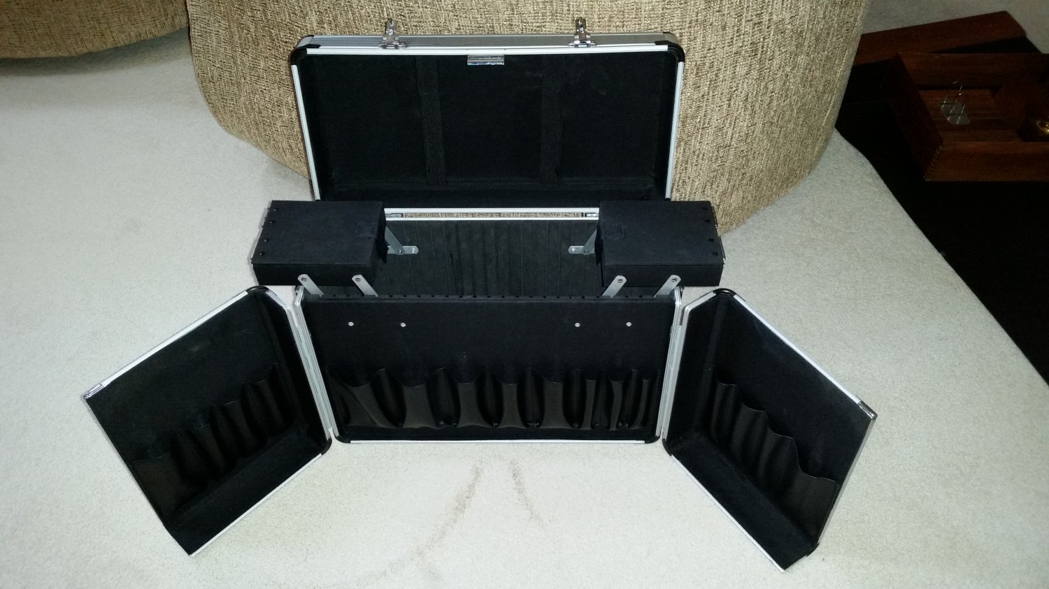 SHEAR MAGIC Professional Grooming Tool Case with Andis Easy Clip Groom ...
