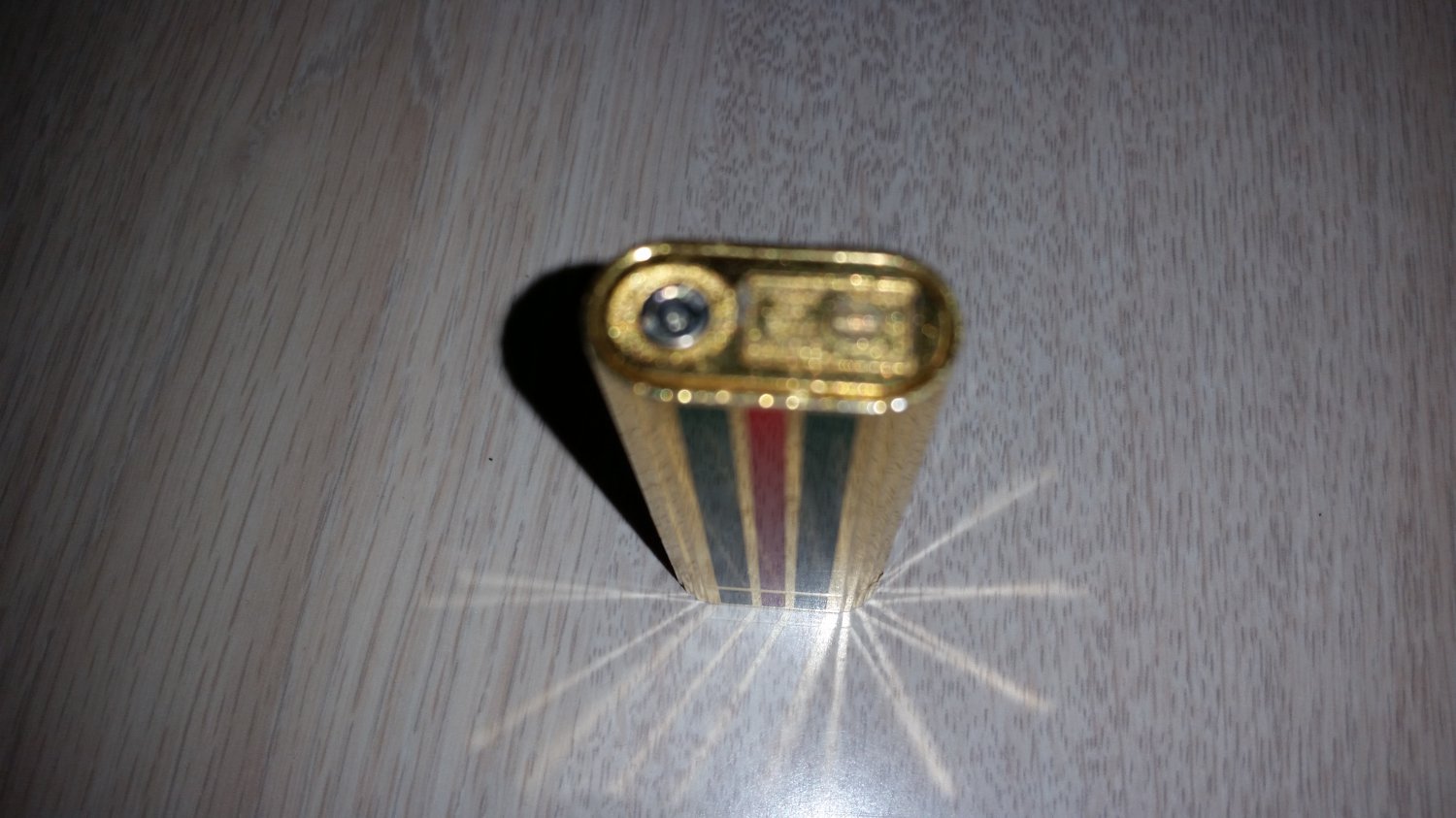 VINTAGE MARUMAN 495F SENSOR LIGHTER RARE BUTANE - 22K G.P. - Made in ...