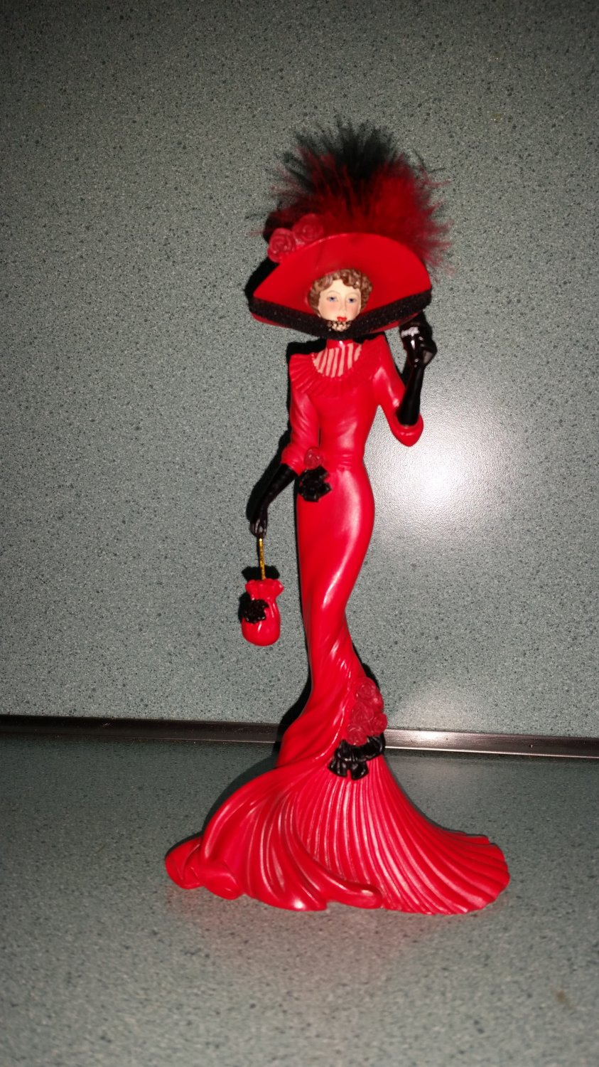 A Timeless Pause With Coca-Cola Elegant Woman Figurine by The Hamilton ...