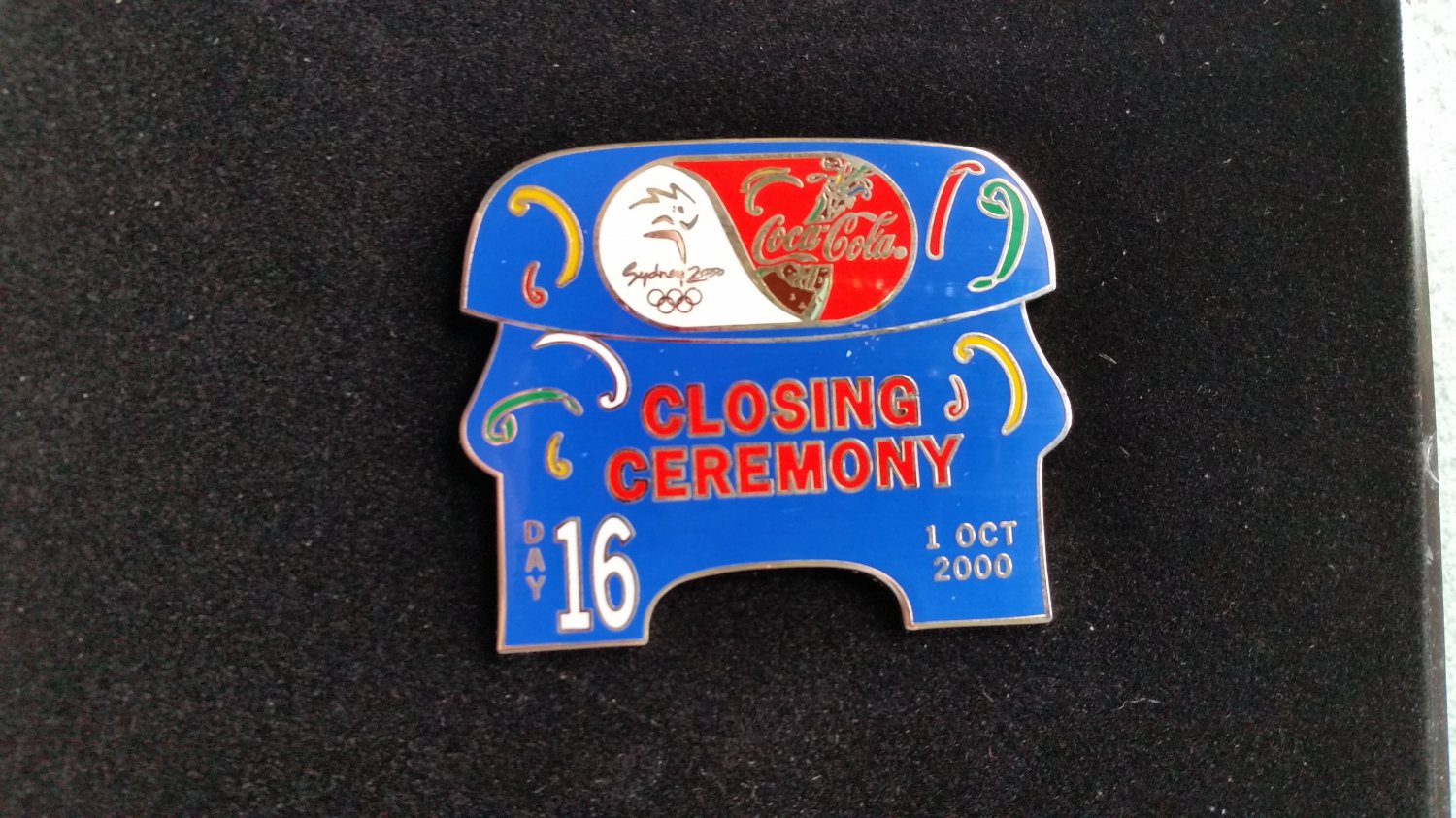 Olympic Pin Coca-Cola Closing-Ceremony Sydney-2000 - Logo Pin - USA ...