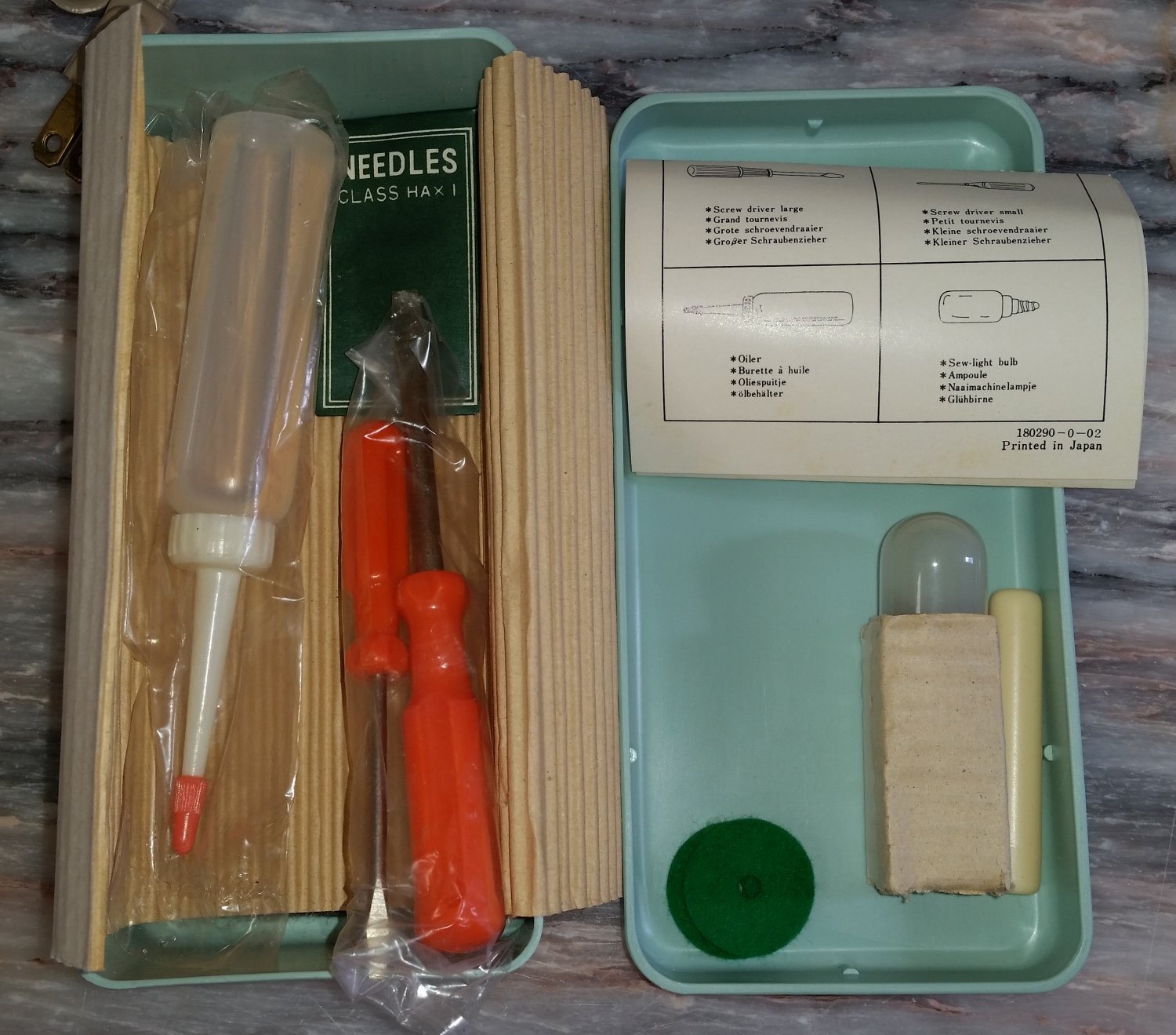 Vintage Brother CHARGER 651 MODEL C Sewing Machine with Case & Goodie Box!