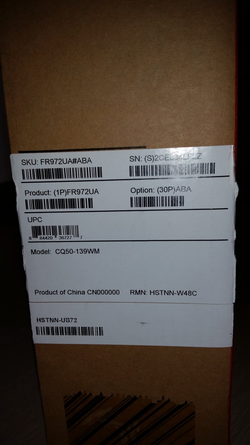 Compaq Presario CQ50-139WM 15.4-Inch Laptop -2.00 GHz Intel Celeron ...