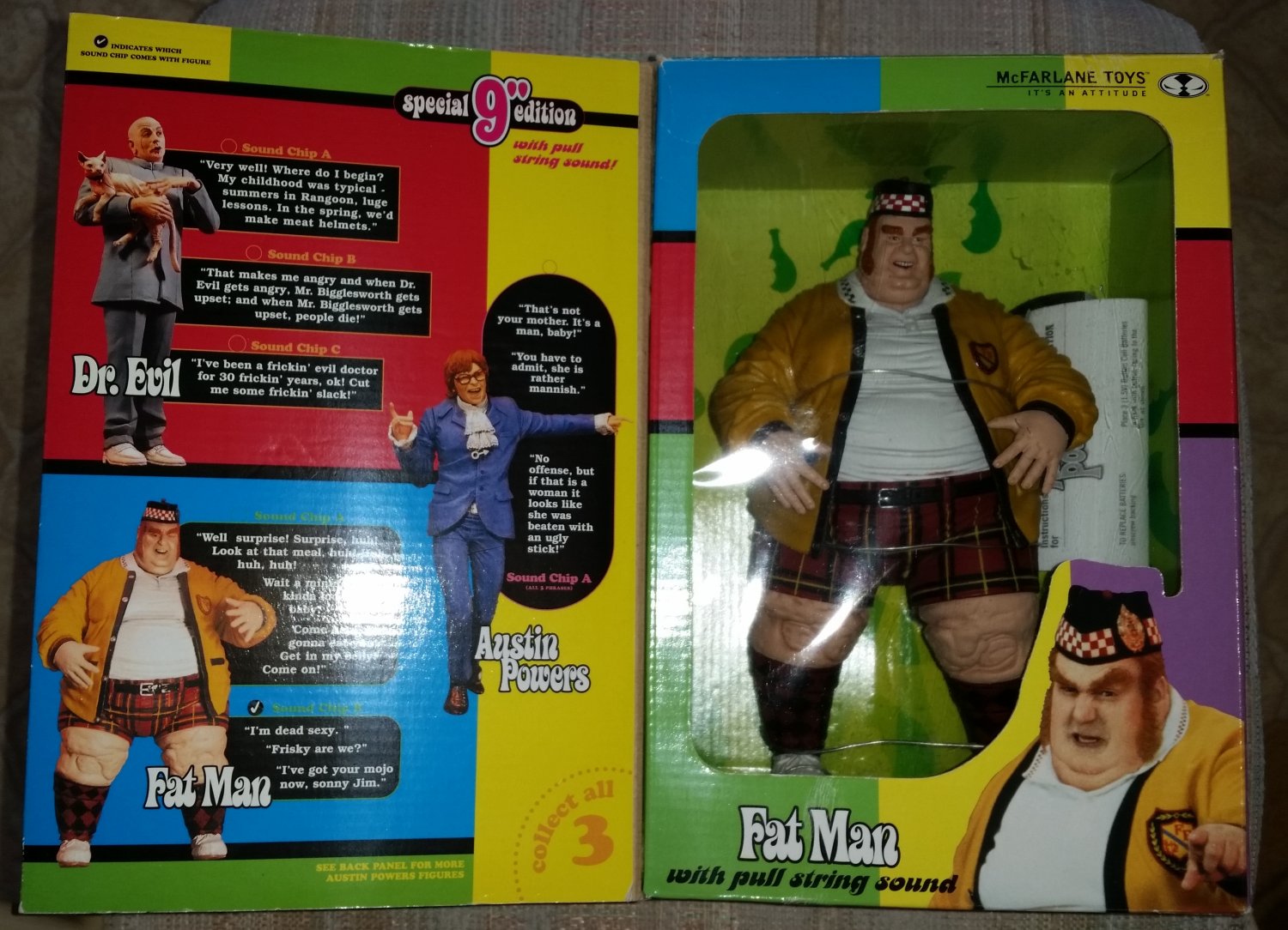 Austin Powers Special Edition - FAT MAN -9 inch - figure with SOUND ...