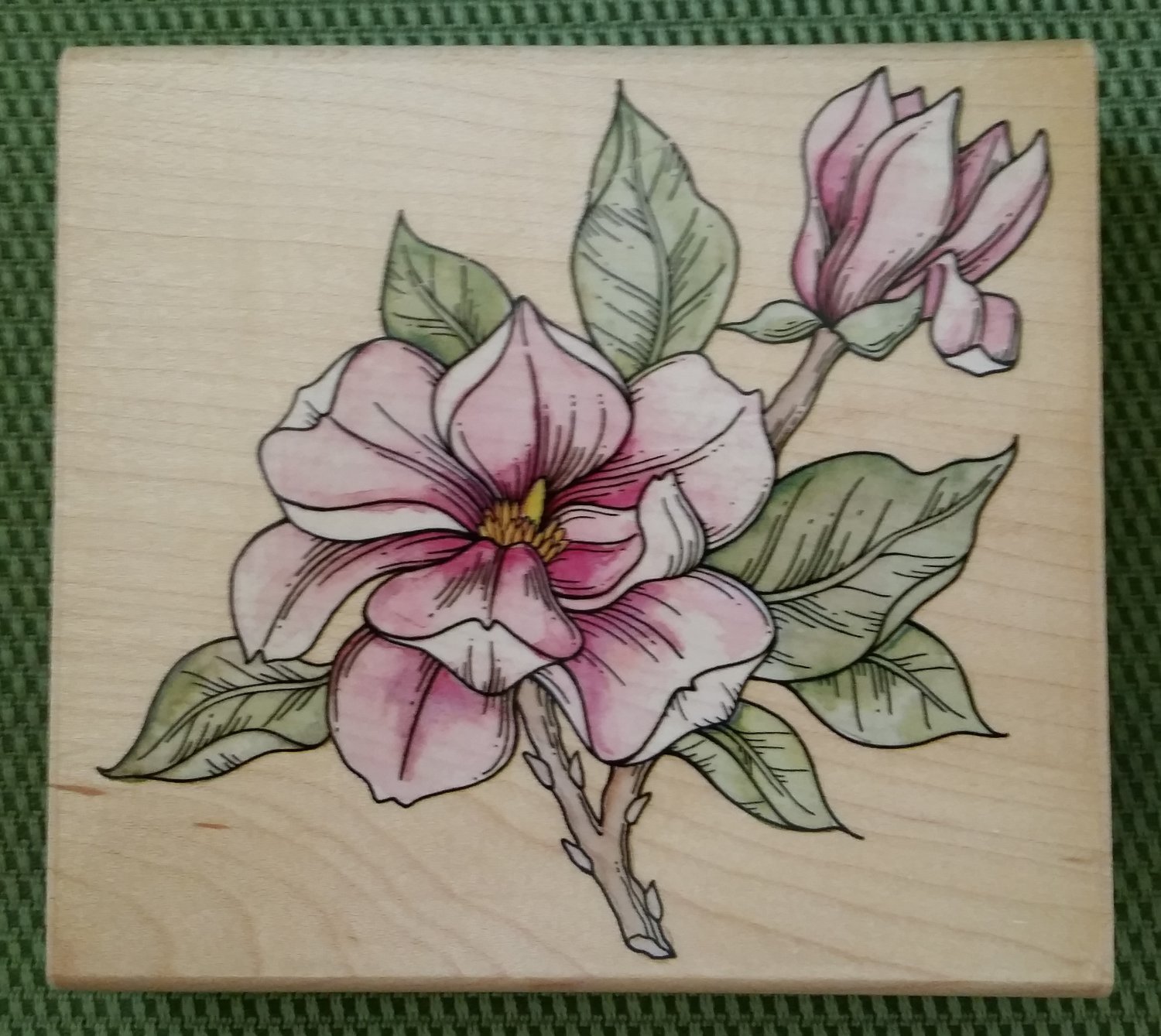 Magnolia Wood Mounted Rubber Stamp #A1672G by Rubber Stampede - MADE IN ...