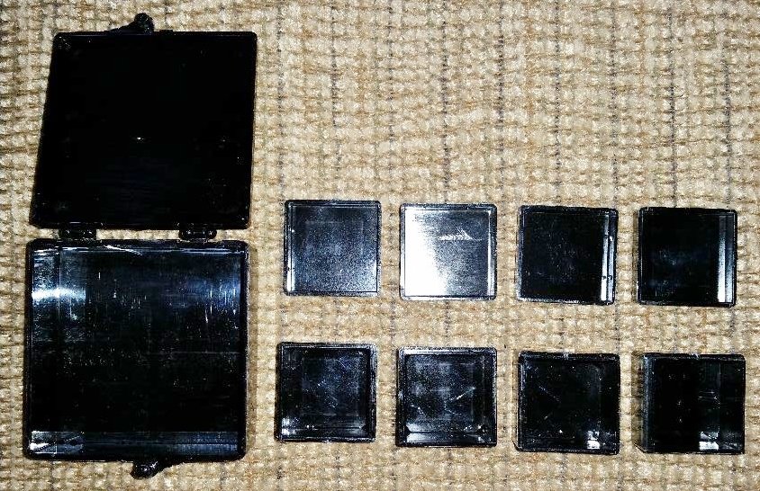 Vintage Treasure Pill Stash Box Case Rainbow, Clouds & Stars w/ 4 ...