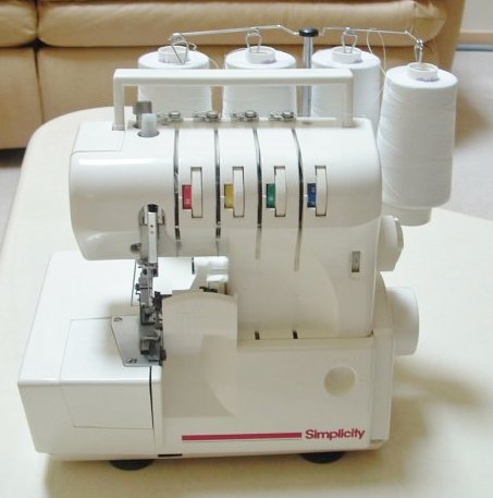 SIMPLICITY MODEL SL 350 SERGER-4/3/2 THREAD SERGING-LIKE NEW IN BOX ...