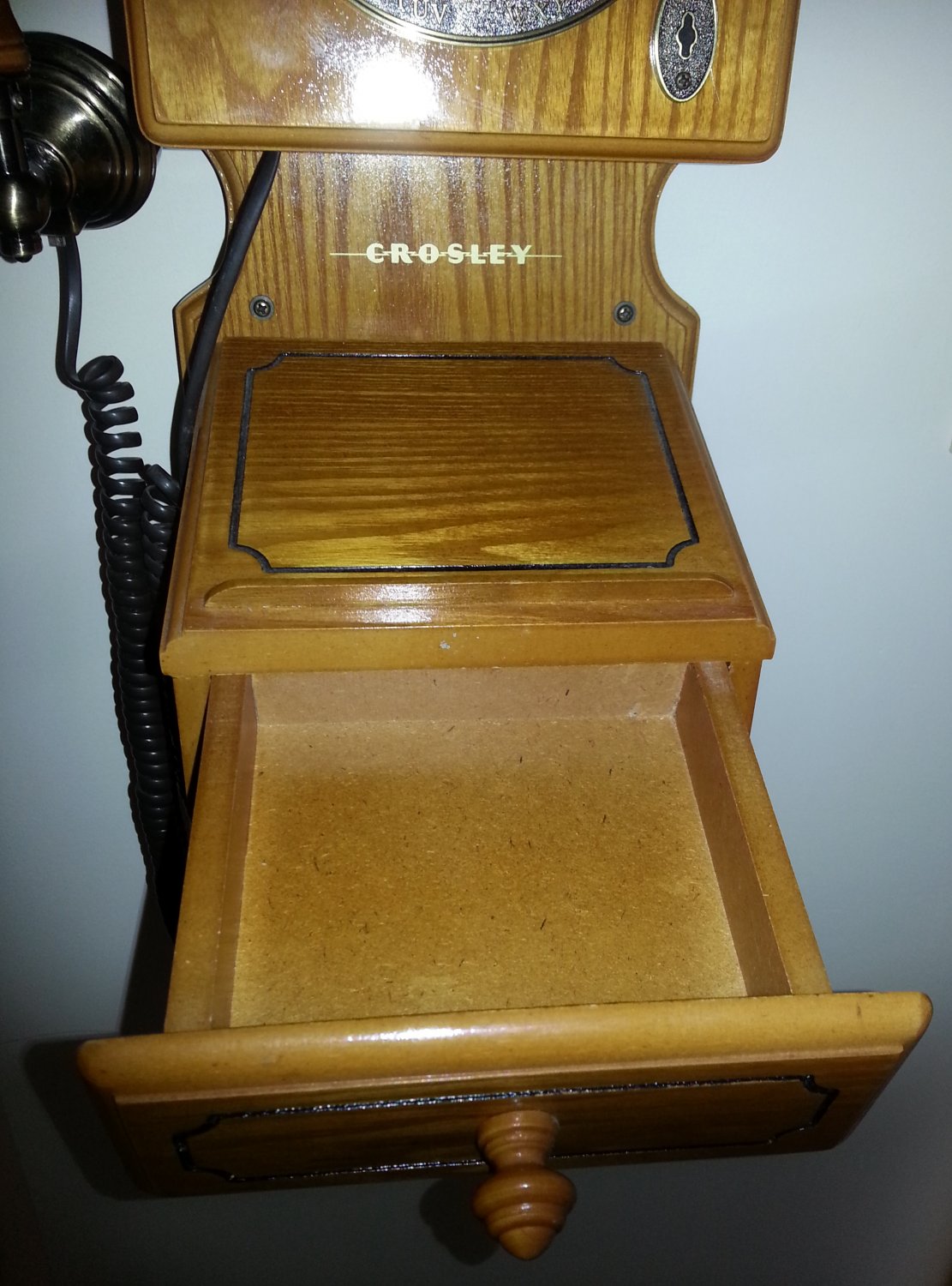 Crosley CR-92 Country Kitchen Wall Phone II - Oak by Crosley!