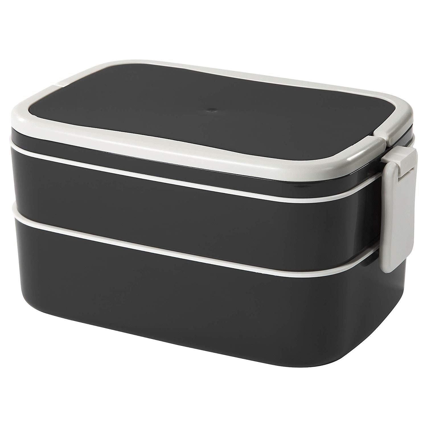 IKEA 202.948.60 Flottig Stackable Lunch Box, Black & White!