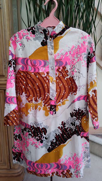 Vintage Catherine Ogust Designs for Penthouse Gallery Colorful Abstract ...