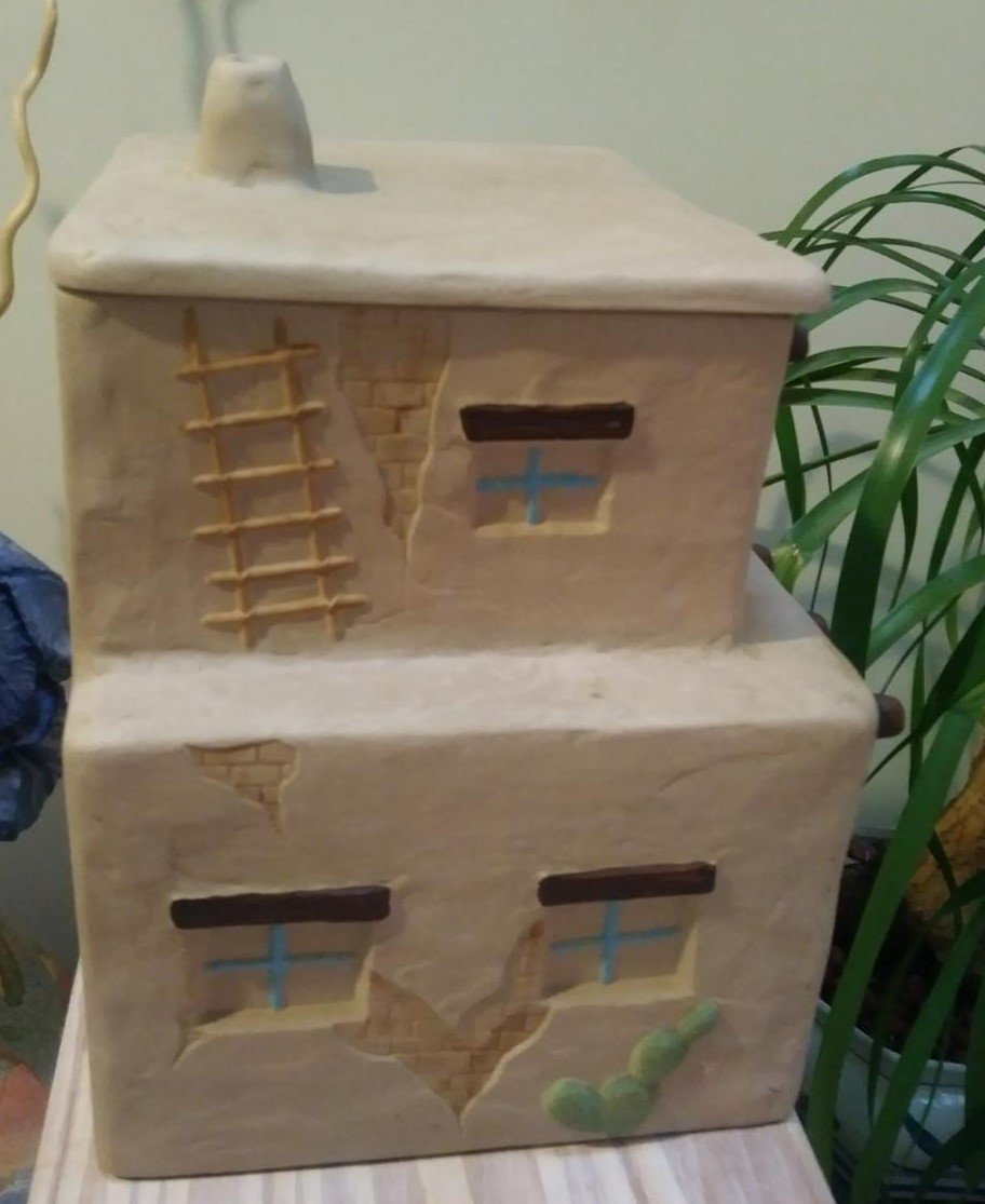 Native American Navajo Pueblo Southwestern New Mexico House Casita ...