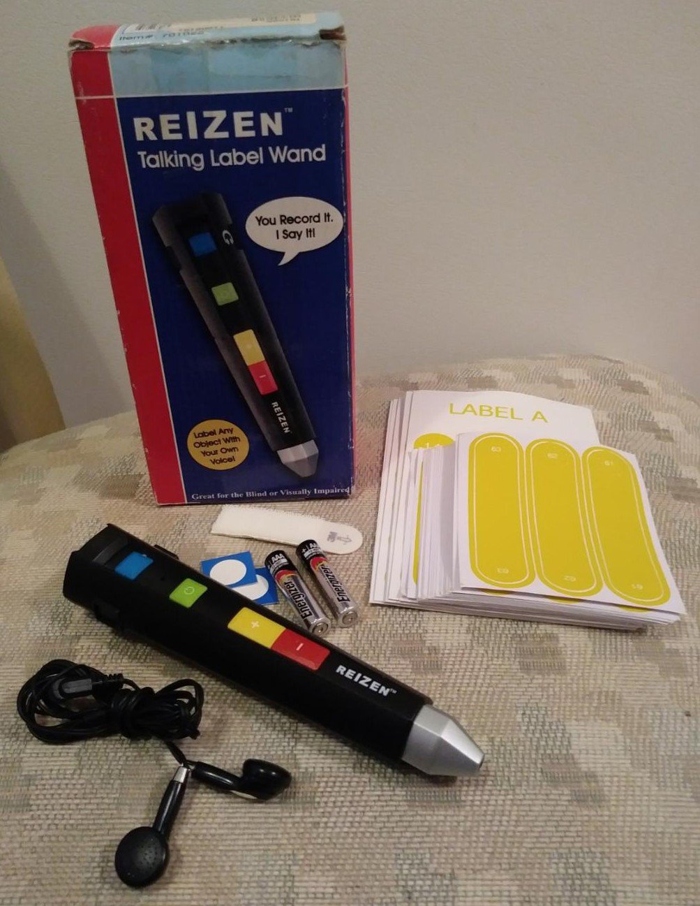 Reizen Talking Label Wand - Voice Labeling System - Label Any Object ... Reizen Talking Label Wand - Voice Labeling System - Label Any Object ...