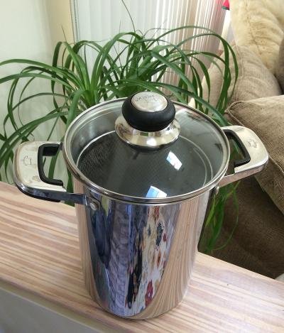 Oneida 'Immaculate' Tall 18/10 Stainless Steel Spaghetti Pot with Mesh ...