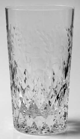 ROGASKA GALLIA CRYSTAL 5 3/8" HIGHBALL GLASS Hand-Blown, Hand-Etched ...