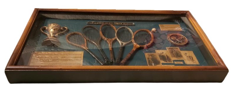 Vintage The History of the Tennis Racket Shadow Box Diorama Wall Art ...