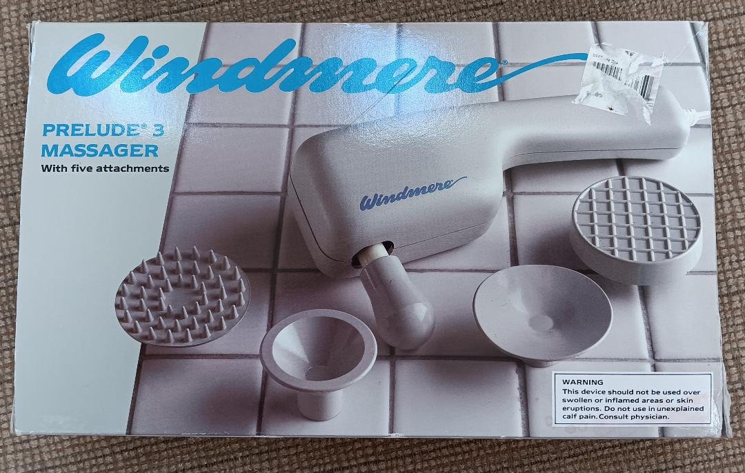 Windmere Prelude 3 Massager with 5 Attachments - Relax, Soothe & Tone ...