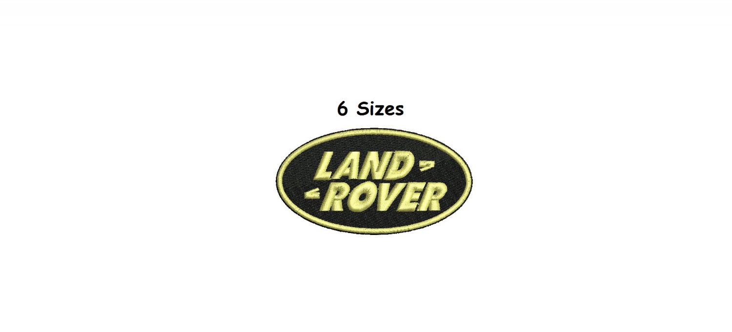 Land Rover Car Emblem 6sizes Digitized Machine Embroidery Design EMAIL ...
