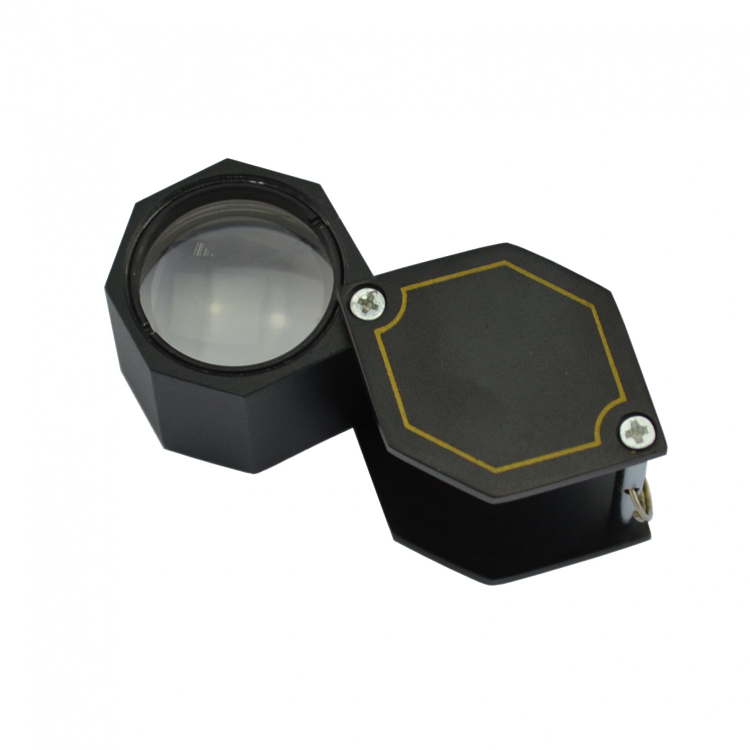 10X 20.5MM Jewelry Diamond Gemstone Gem Triplet Loupe Magnifier Lens w ...